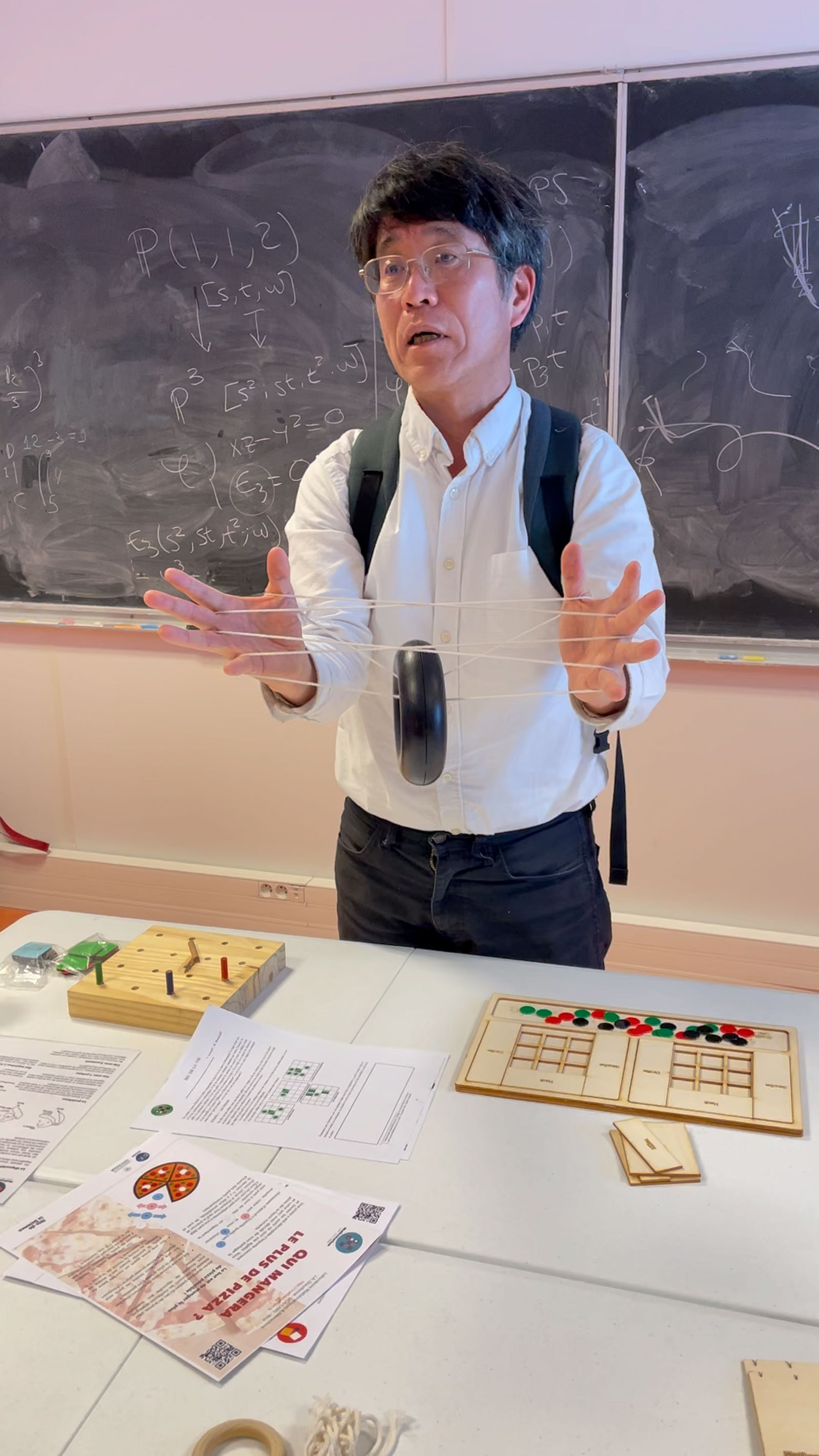 [Photos] Visite et conférence de Tadashi Tokieda - Mathemarium